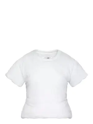 MAISON MARGIELA Padded Cotton T-shirt - White