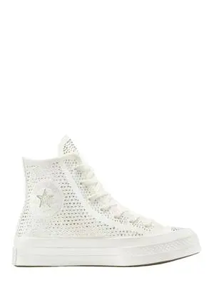 CONVERSE Chuck 70 Hi Swarovski Sneakers - White