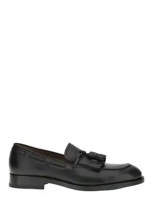 Fratelli Rossetti Tassel Leather Loafers - Black