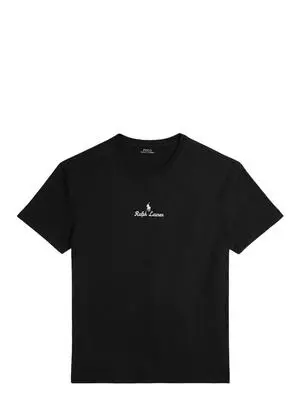 Polo Ralph Lauren Logo-embroidered T-shirt Black