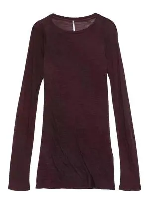 Liviana Conti Long-sleeve Round-neck Top - Purple