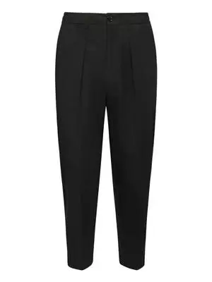 BE ABLE Pleated Trousers - Black