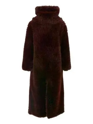 B&B COUTURE Long Sleeve Coat - Red