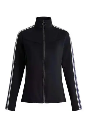 Fusalp Stripe-detail Zip-front Ski Jacket - Black