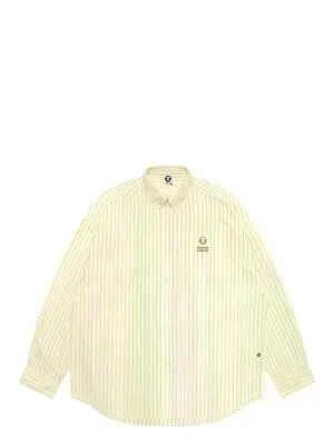 AAPE BY *A BATHING APE® Logo-embroidered Shirt - Yellow