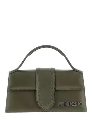 JACQUEMUS Leather Top-Handle Shoulder Bag