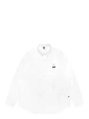 AAPE BY *A BATHING APE® Logo-embroidered Shirt - White