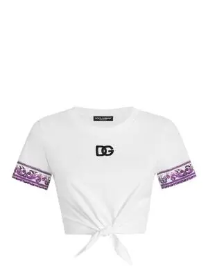 Dolce & Gabbana Majolica-prints Short-sleeved T-shirt - Multicolor