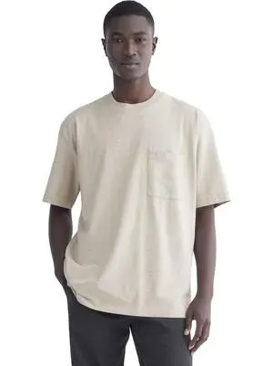 Everlane Oversized Midweight Tshirt - Heathered Oatmeal