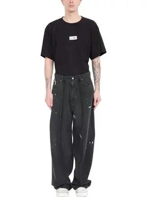 MAISON MARGIELA Paint-splatter Jeans - Grey