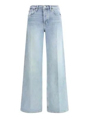 RE/DONE RE/DONE Mid-Rise Wide-Leg Jeans