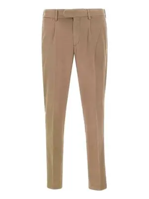 DEVORE INCIPIT Tailored Single-pleat Chinos - Brown