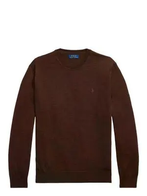 Polo Ralph Lauren Crew-Neck Sweater With Logo Embroidery Red