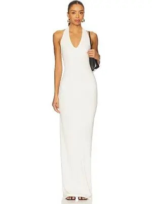 Eterne Halter Maxi Dress - Cream