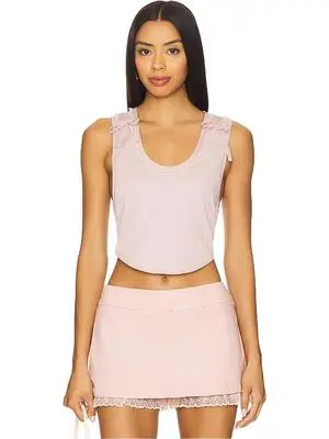 AMELIE TEJE Cruz Cami - Baby Pink