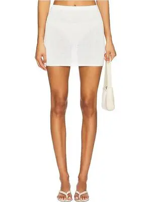 LOVERS AND FRIENDS Glin Mini Skirt - White