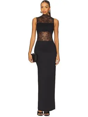 Alice + Olivia Nichol Bandeau Maxi Dress - Black