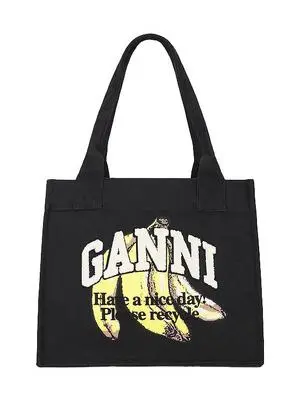 GANNI Large Easy Shopper - Black