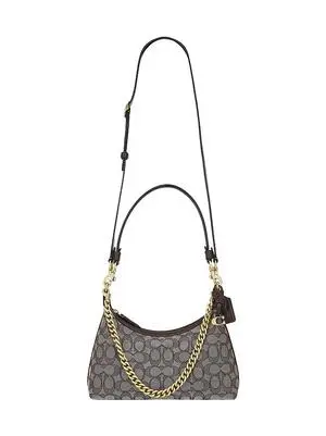 COACH Signature Jacquard Juliet Shoulder Bag - Oak Maple