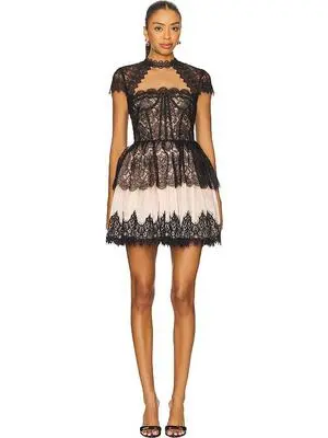 BRONX AND BRONCO Daphne Mini Dress - Black & White