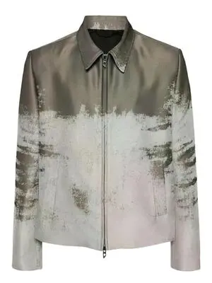 DIESEL® J-pylon Abstract-pattern Jacket - Neutrals