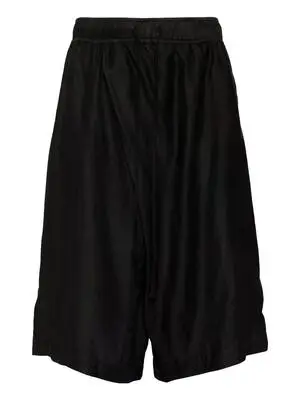 JULIUS Umbra Drop-crotch Shorts - Black