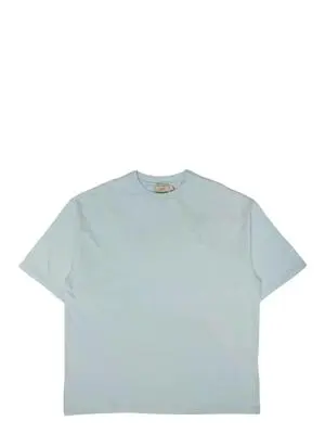 Maison Kitsuné Logo-embroidered T-shirt Blue