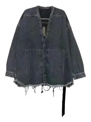 Rick Owens Rick Owens DRKSHDW Cotton Denim Jacket Blue