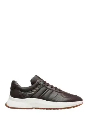 Bally Lace-up Leather Sneakers - Brown