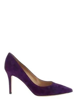 GIANVITO ROSSI 85mm Pointed Pumps - Purple