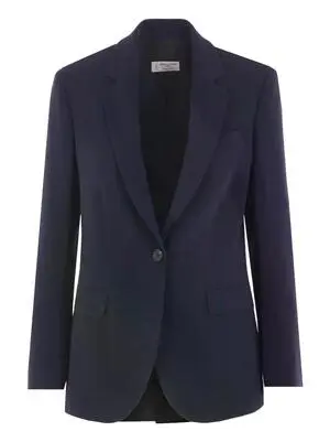 Alberto Biani Single-breasted Blazer - Blue
