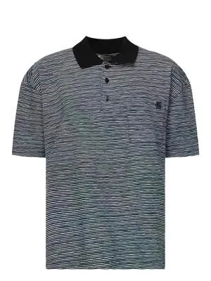 Etro Striped Pocket Polo Shirt - Blue