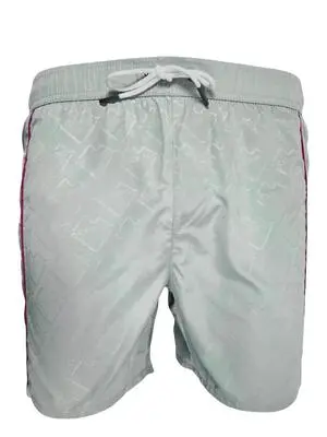 Iceberg Logo-pattern Swim Shorts - Green