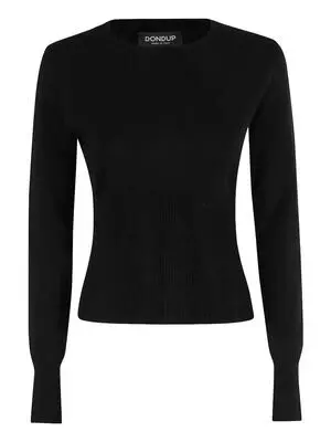 DONDUP Ribbed-knit Sweater - Black