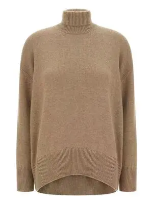 BRUNELLO CUCINELLI Sequin-Applique High-Neck Sweater