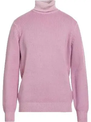 FILIPPO DE LAURENTIIS Turtleneck Knitted Top Purple