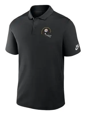 Nike Pittsburgh Steelers Rewind Victory Dri-fit Nfl Polo - Black
