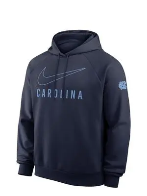 Nike North Carolina Premium Performance Dri-fit College Pullover Hoodie - Blue