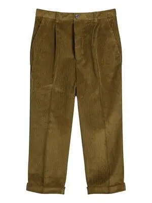 Ami Corduroy Carrot Pants - Bronze
