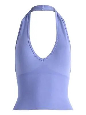 TALA Sculpt Seamless Halter Tank - Aster Blue