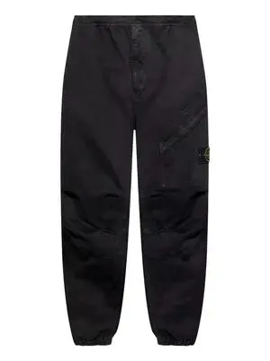 Stone Island Cargo-Pocket Trousers Black