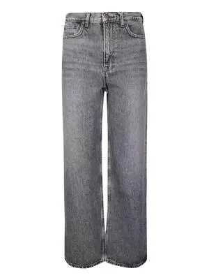 SAMSOE SAMSOE Acid-wash Jeans - Grey