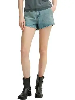 Zadig&Voltaire Logo Denim Shorts - Blue