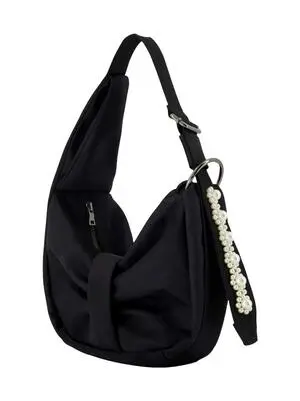 Simone Rocha Mini Sling Beaded Shoulder Bag - Black