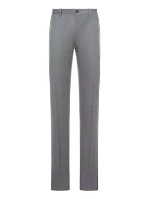 Incotex Wool Tailored Trousers - Grey