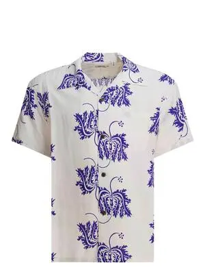 SUN SURF Aloha Floral-print Shirt - Neutrals