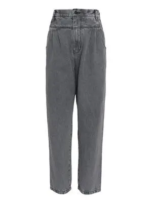 AMAPO Pleated-Front Jeans