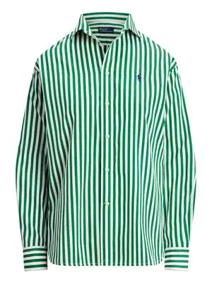 Ralph Lauren Striped Button-up Shirt - Green