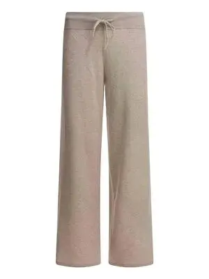 LISA YANG Knitted Cashmere Trousers - Neutrals