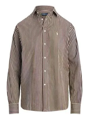 Ralph Lauren Striped Button-up Shirt - Brown
